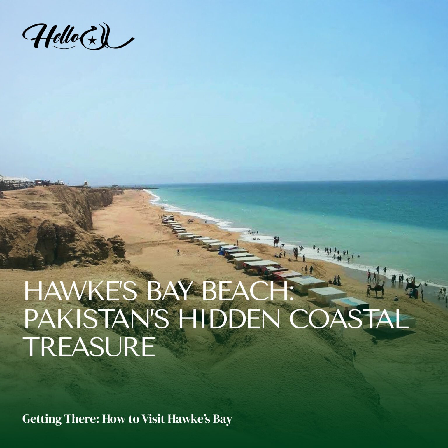 Hawke’s Bay Beach - Hello Salam Pakistan