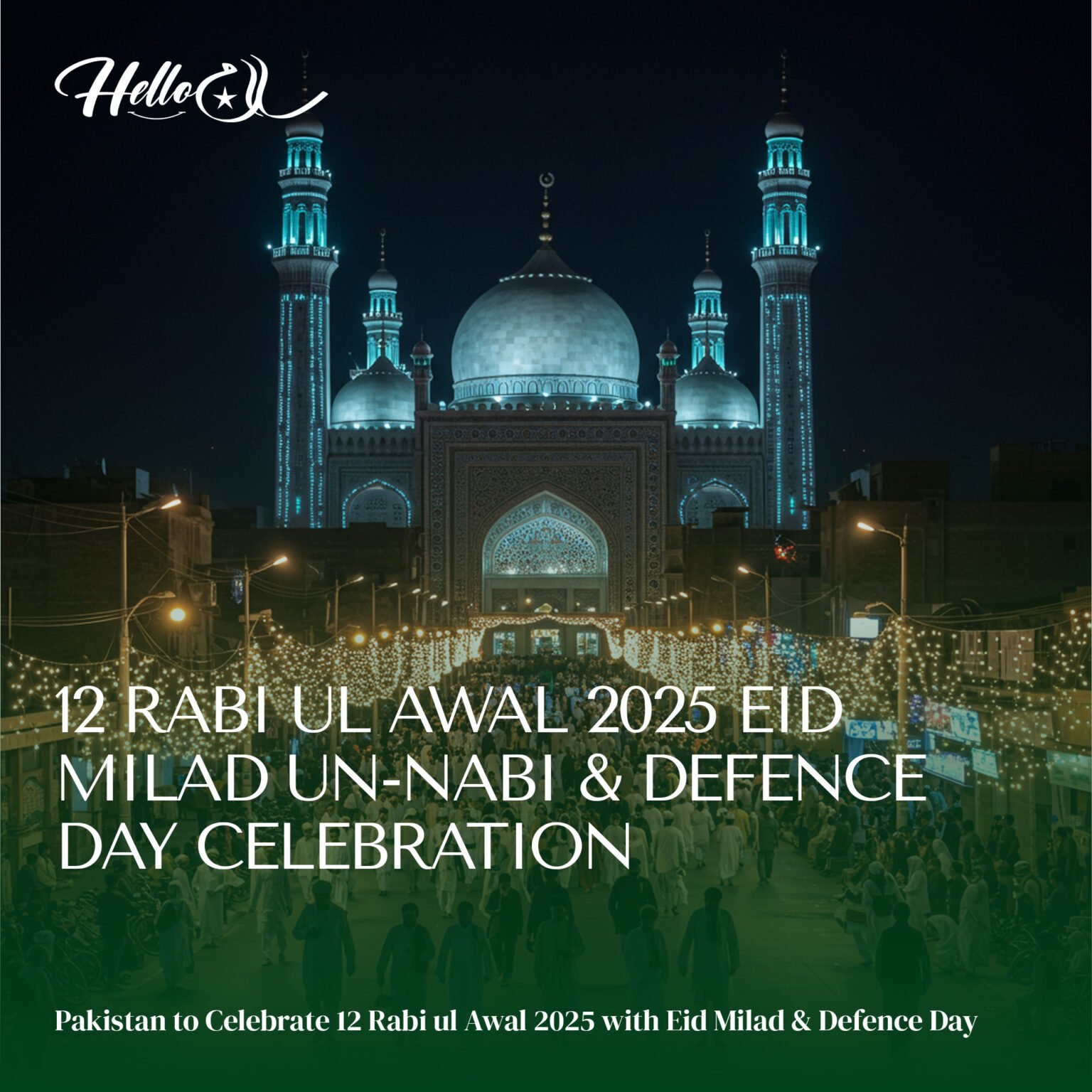 12 Rabi ul Awal 2025 in Pakistan - Hello Salam Pakistan