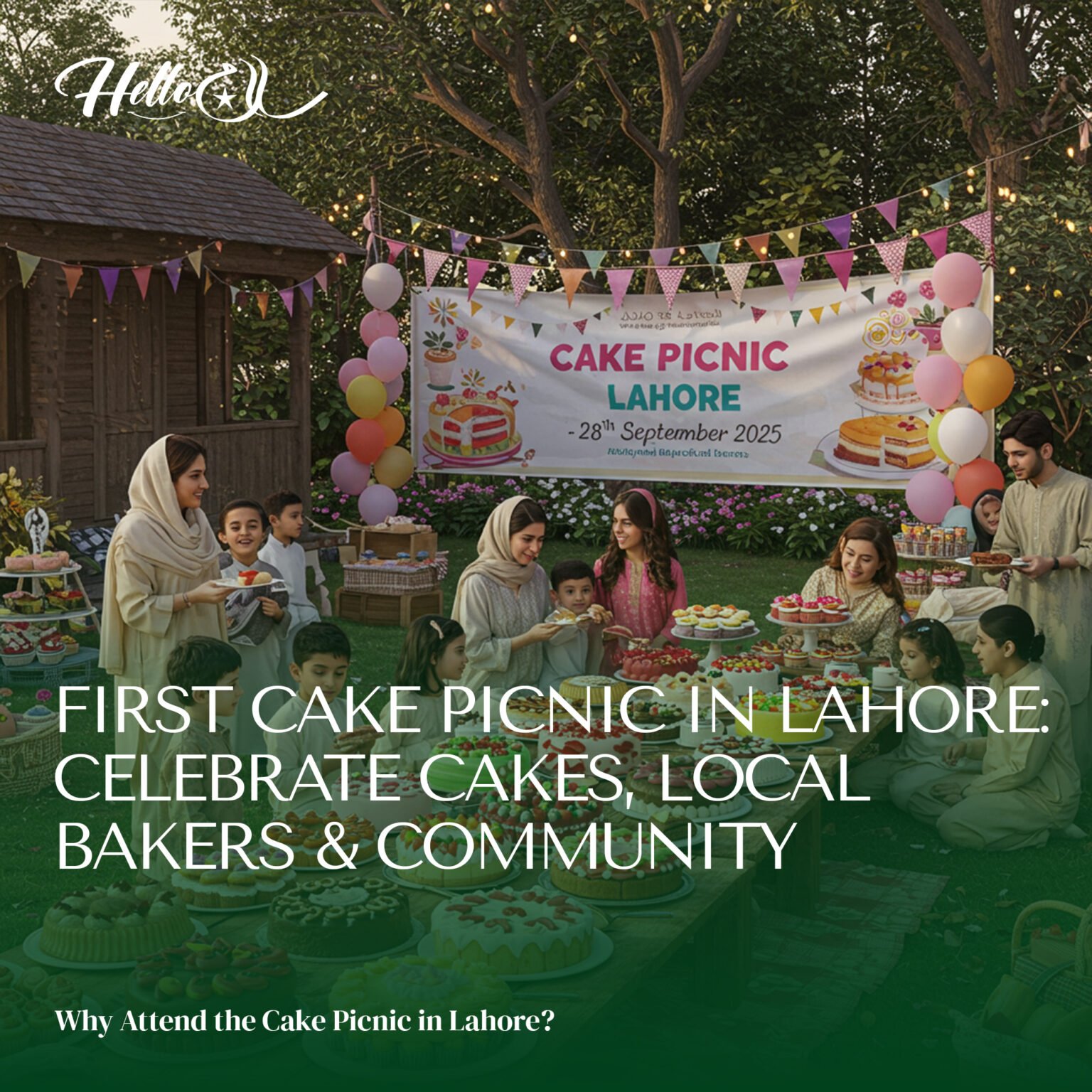 First Cake Picnic In Lahore - Hello Salam Pakistan